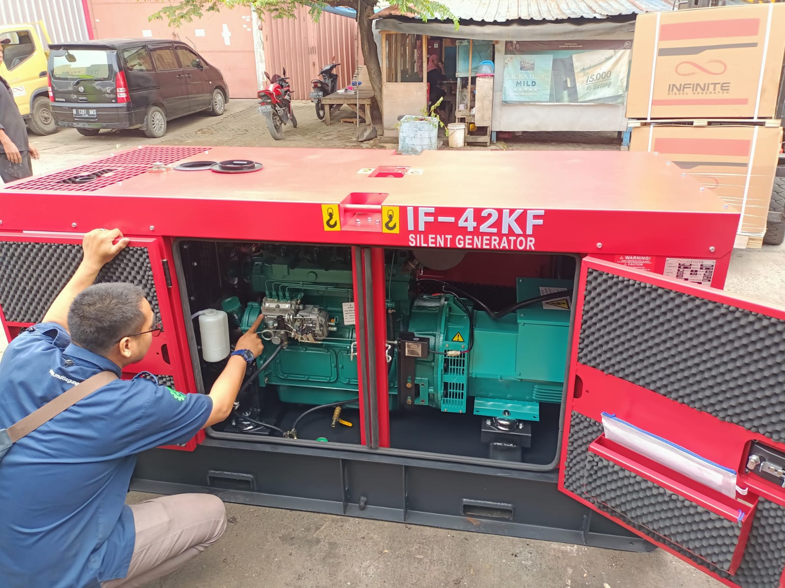 service genset bekasi